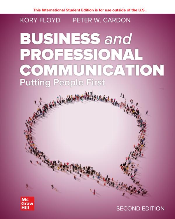 Ingebook - BUSINESS AND PROFESSIONAL COMMUNICATION 2ED - Putting People ...
